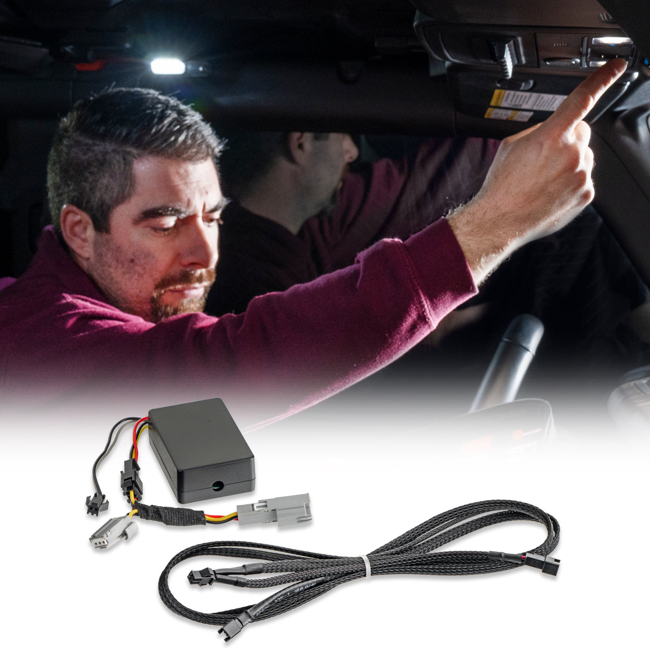 IAG PerformanceIAG Dome Light Wire Harness Upgrade Kit for 2021+ Ford ...